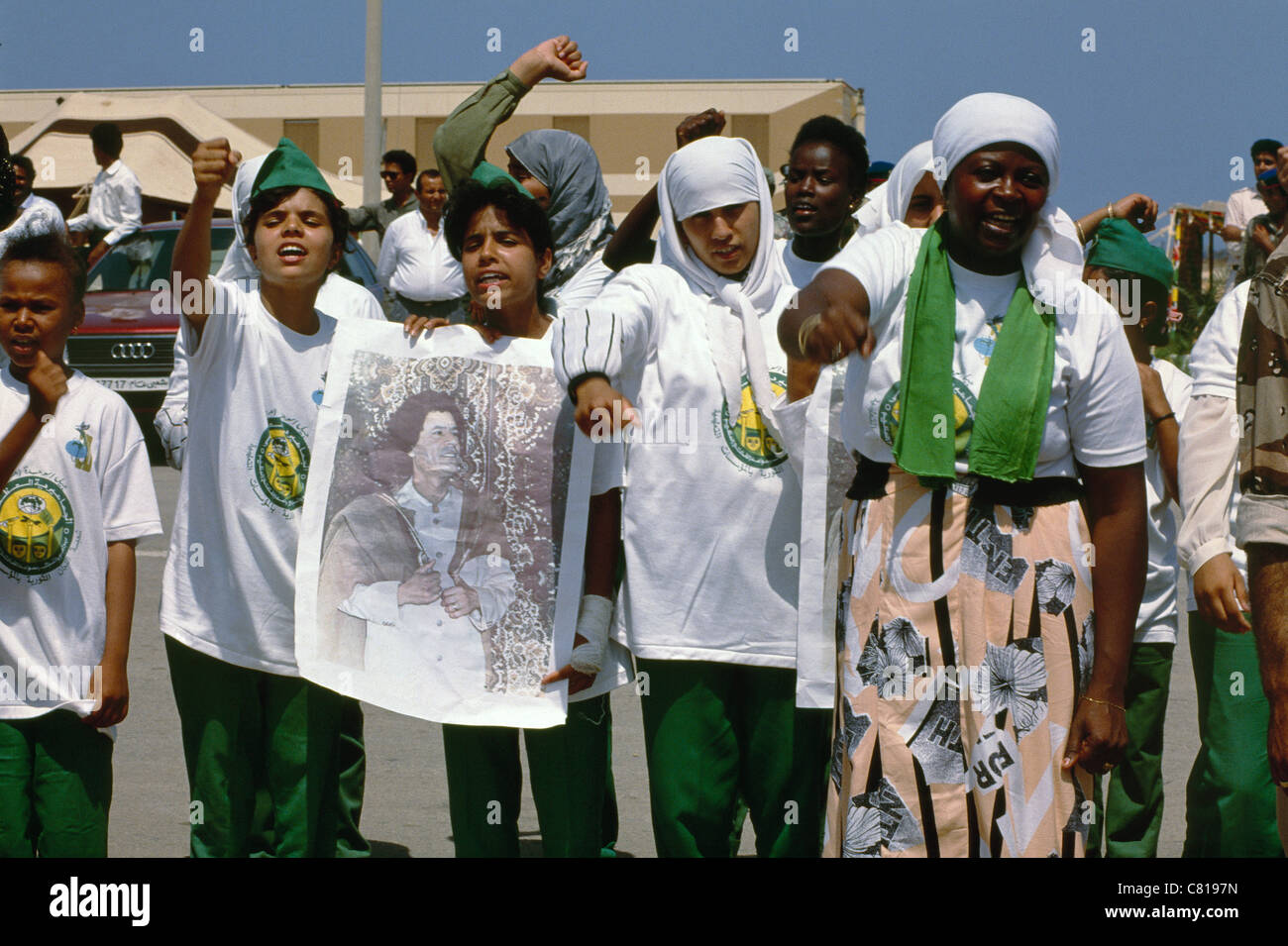 Green Revolutionary Guards during celebrations in Tripoli marking ...
