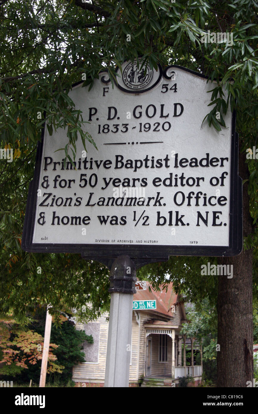 F54 P.D. GOLD 1833-1920 Primitive Baptist leader & for 50 years editor ...