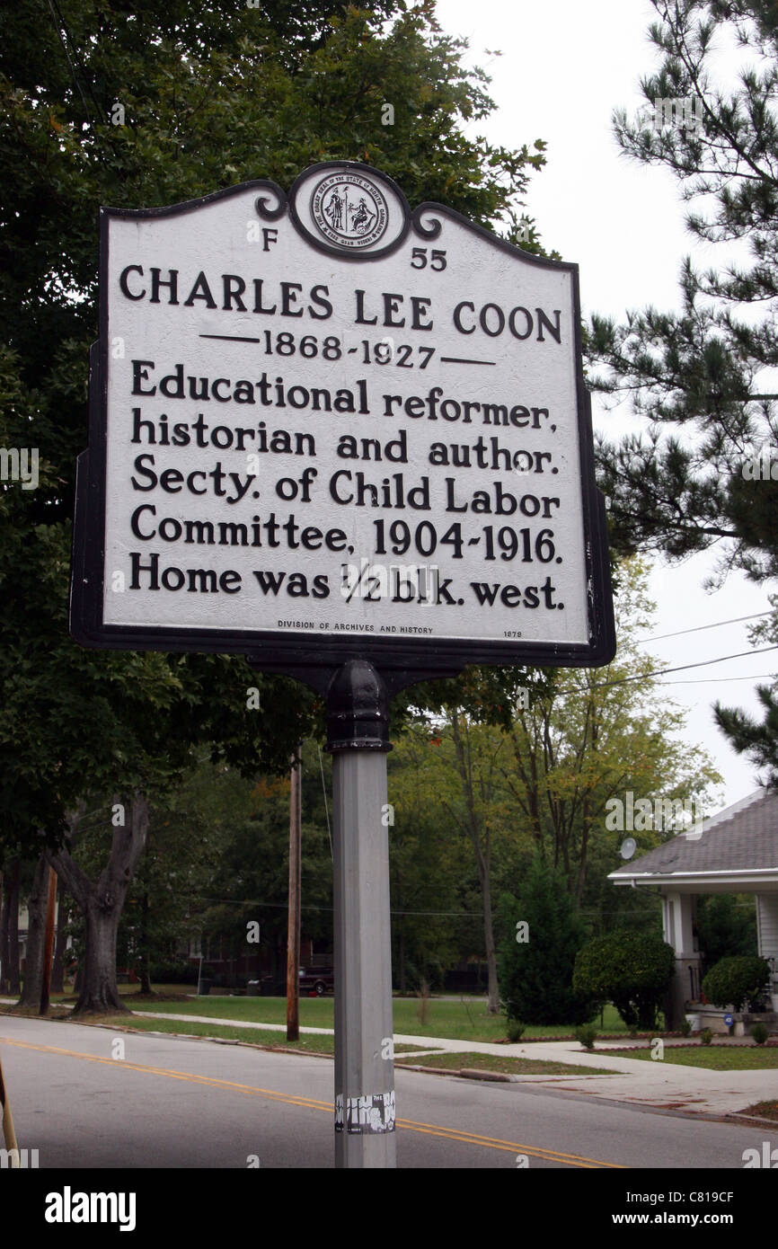 F55 CHARLES LEE COON 1868-1927 Educational reformer, historian and ...