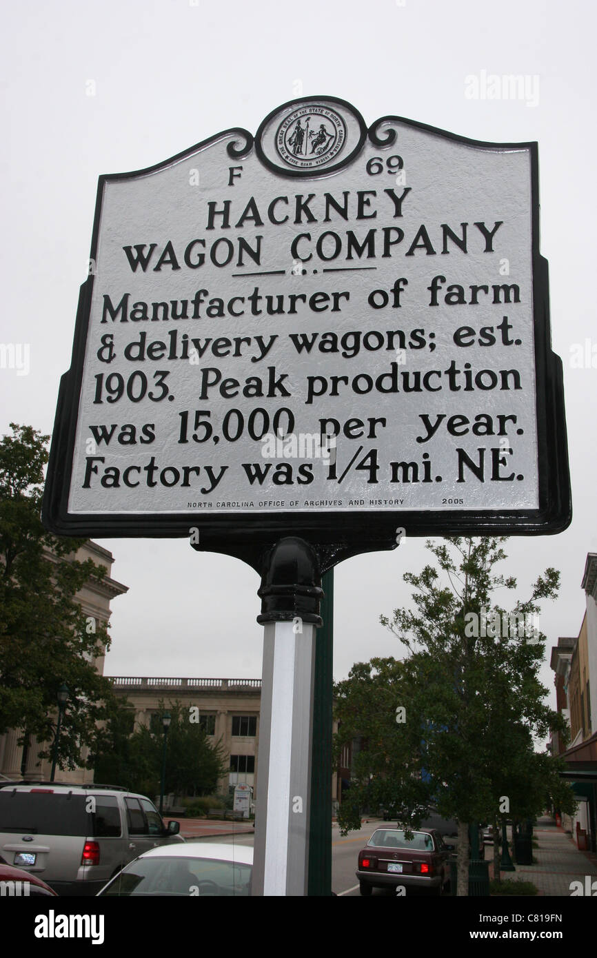 F69 HACKNEY WAGON COMPANY Manufacturer of farm & delivery wagons; est ...