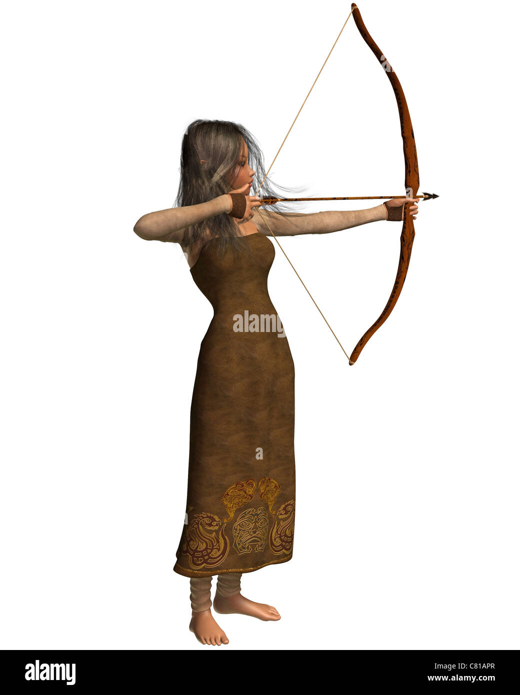 Girl Elf Arrows