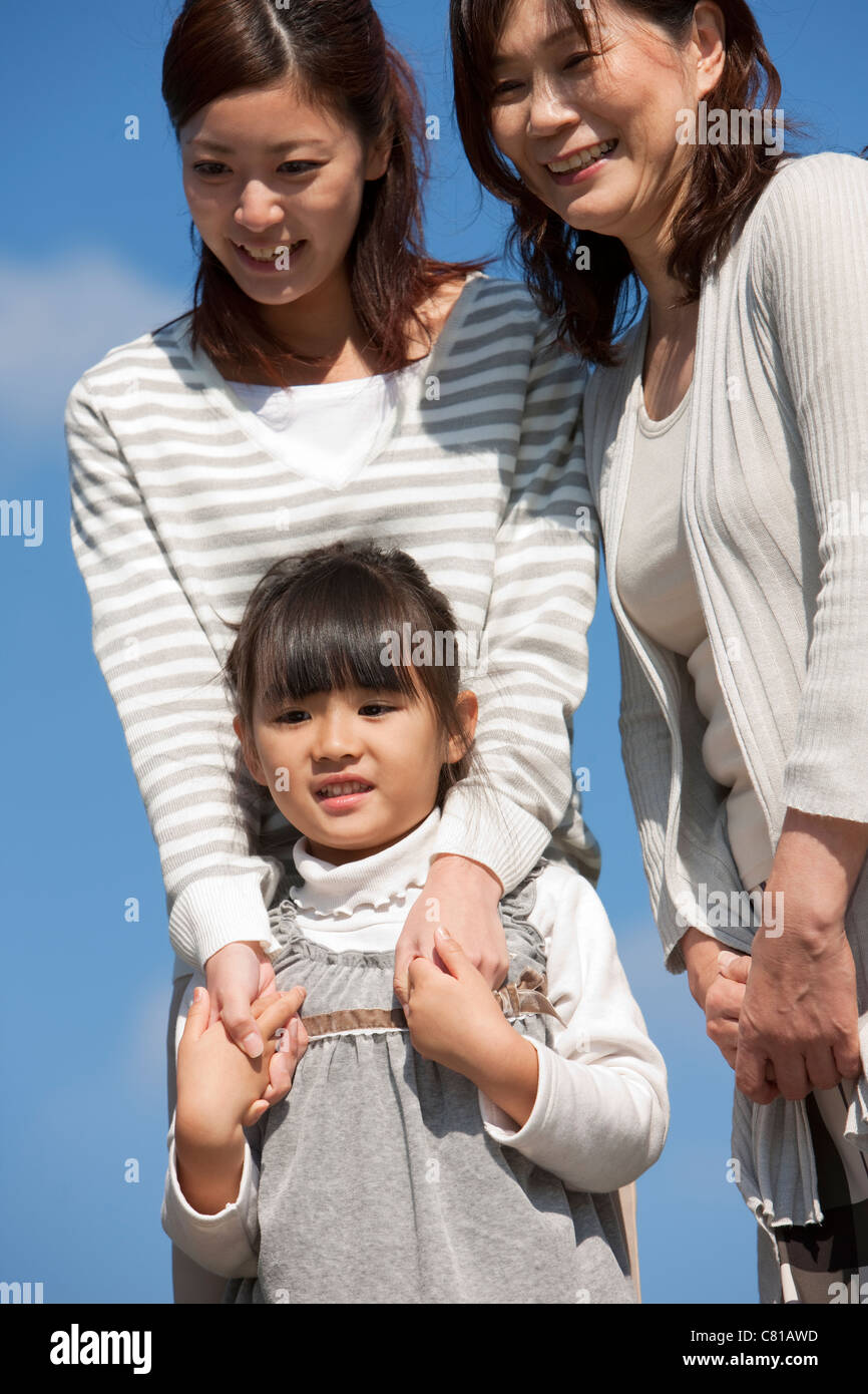 Females of Three Generations Stock Photo - Alamy
