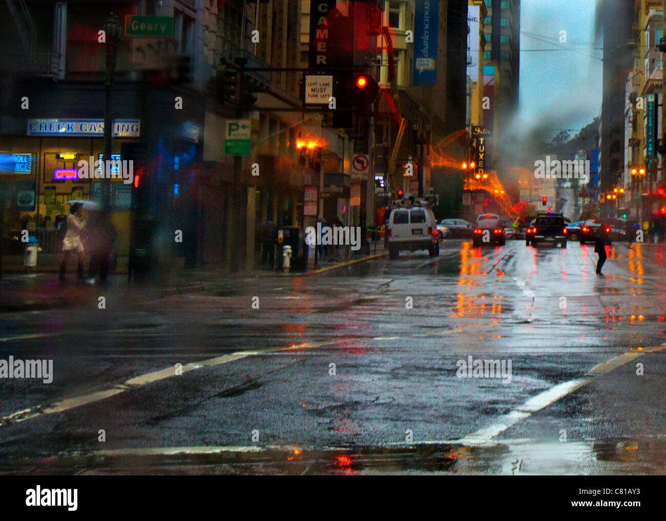 San francisco rain hi-res stock photography and images - Alamy