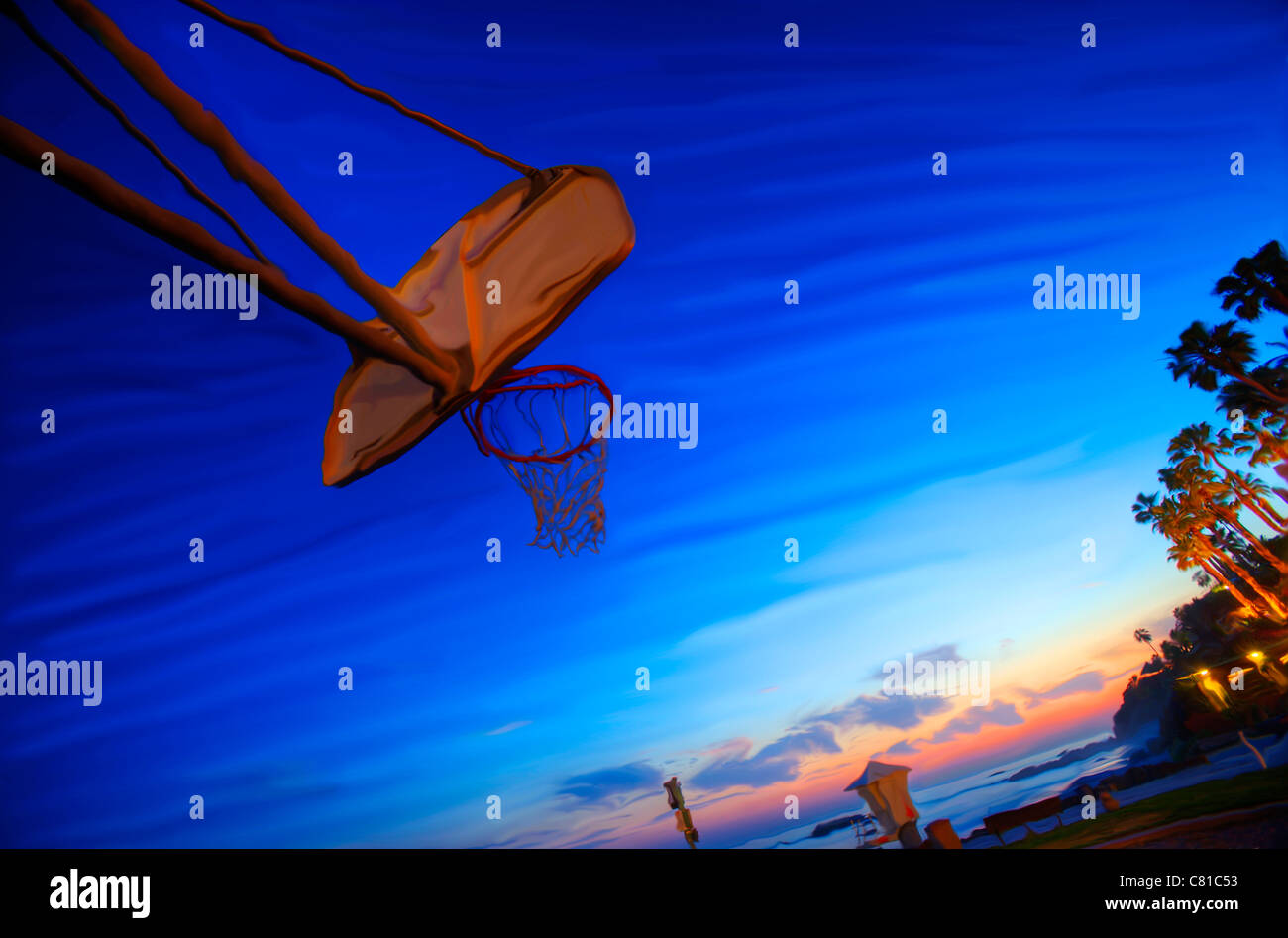 Beach basketball hi-res stock photography and images - Alamy