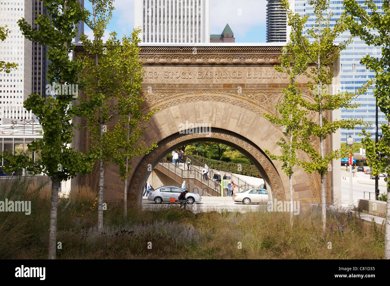 Original Chicago Stock Exchange entrance arch by Louis Sullivan. Art ...