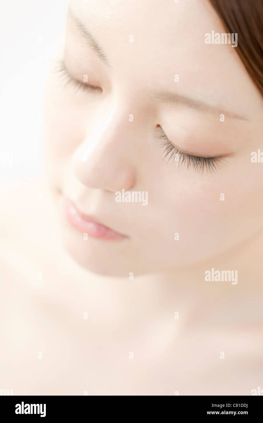 Made Up Face High Resolution Stock Photography and Images - Alamy