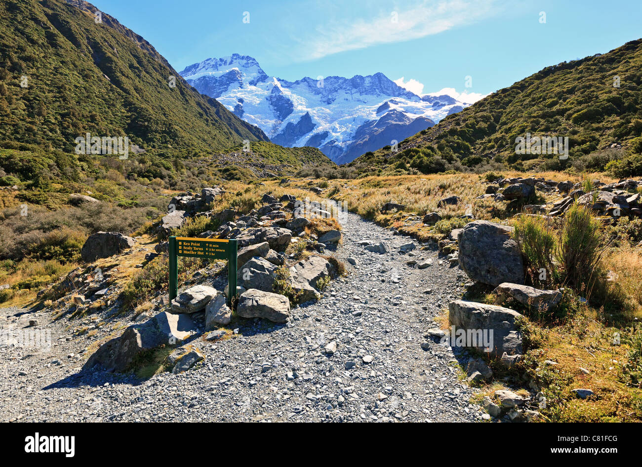 Southern Alps New Zealand Stock Photo - Alamy