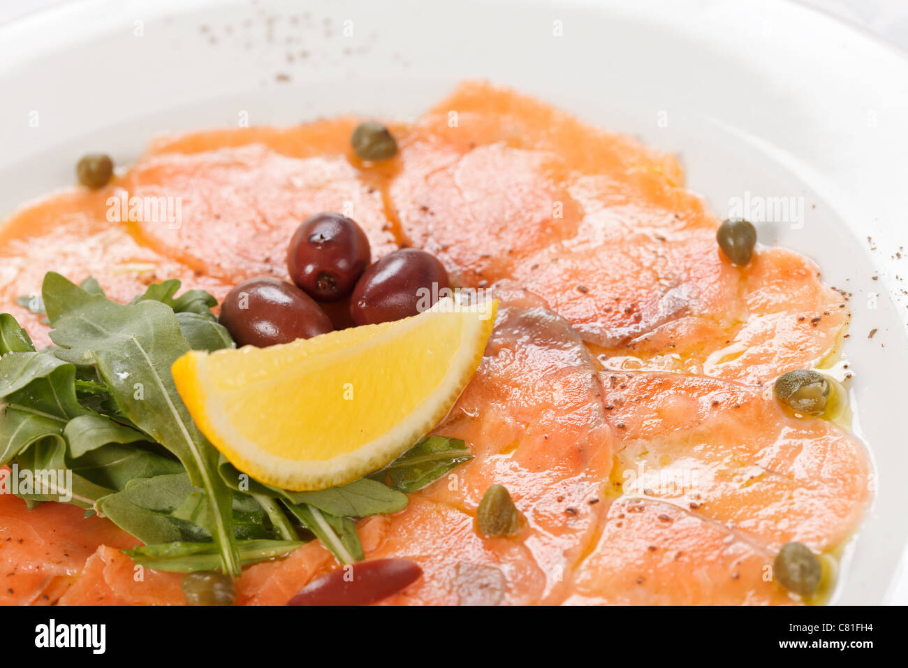 Carpaccio fish hi-res stock photography and images - Alamy
