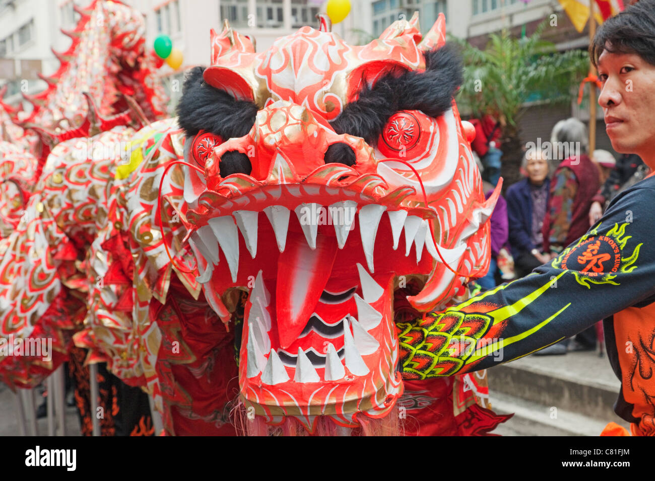Dragon head up festival hi-res stock photography and images - Alamy