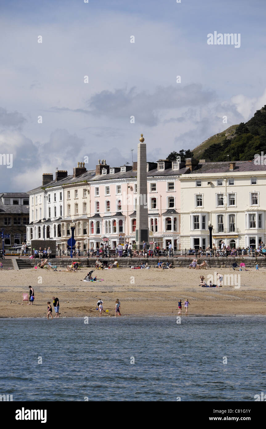 Llandudno seafront promenade Stock Photo - Alamy