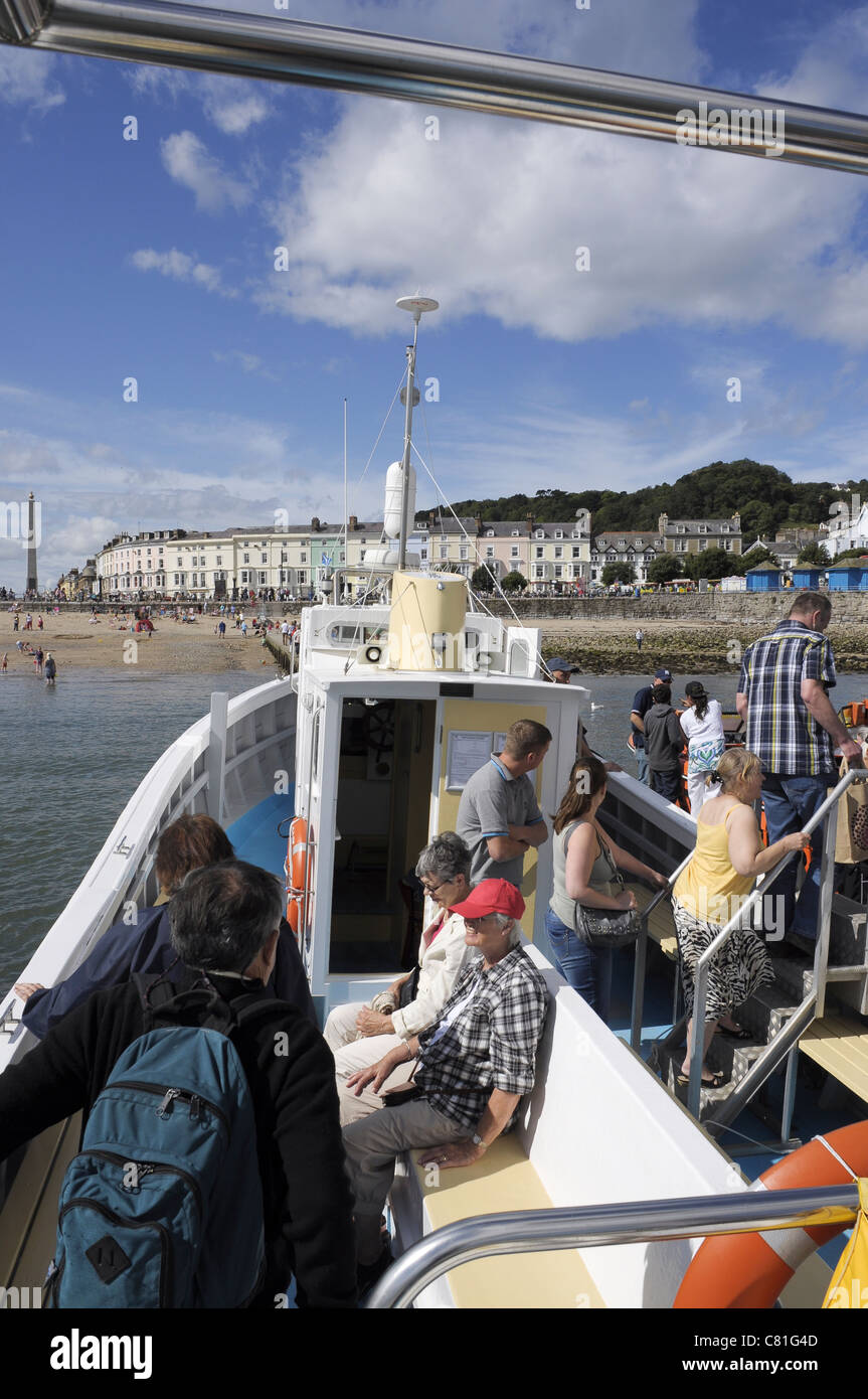 Llandudno Sea-Jay boat trip in the summer Stock Photo - Alamy
