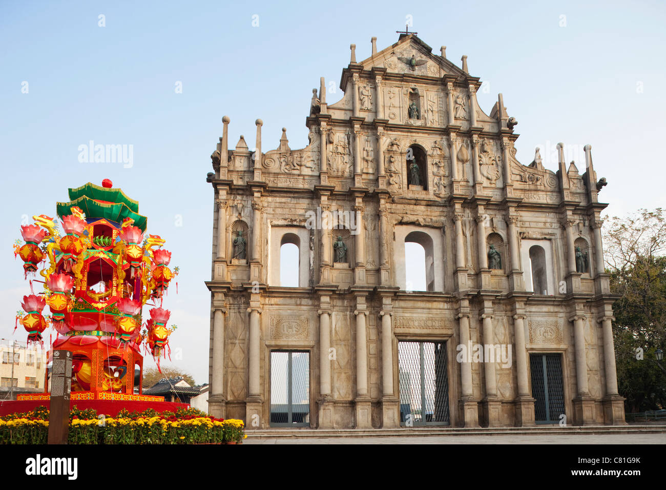 China, Macau, Ruins of St.Paul's Church Stock Photo - Alamy