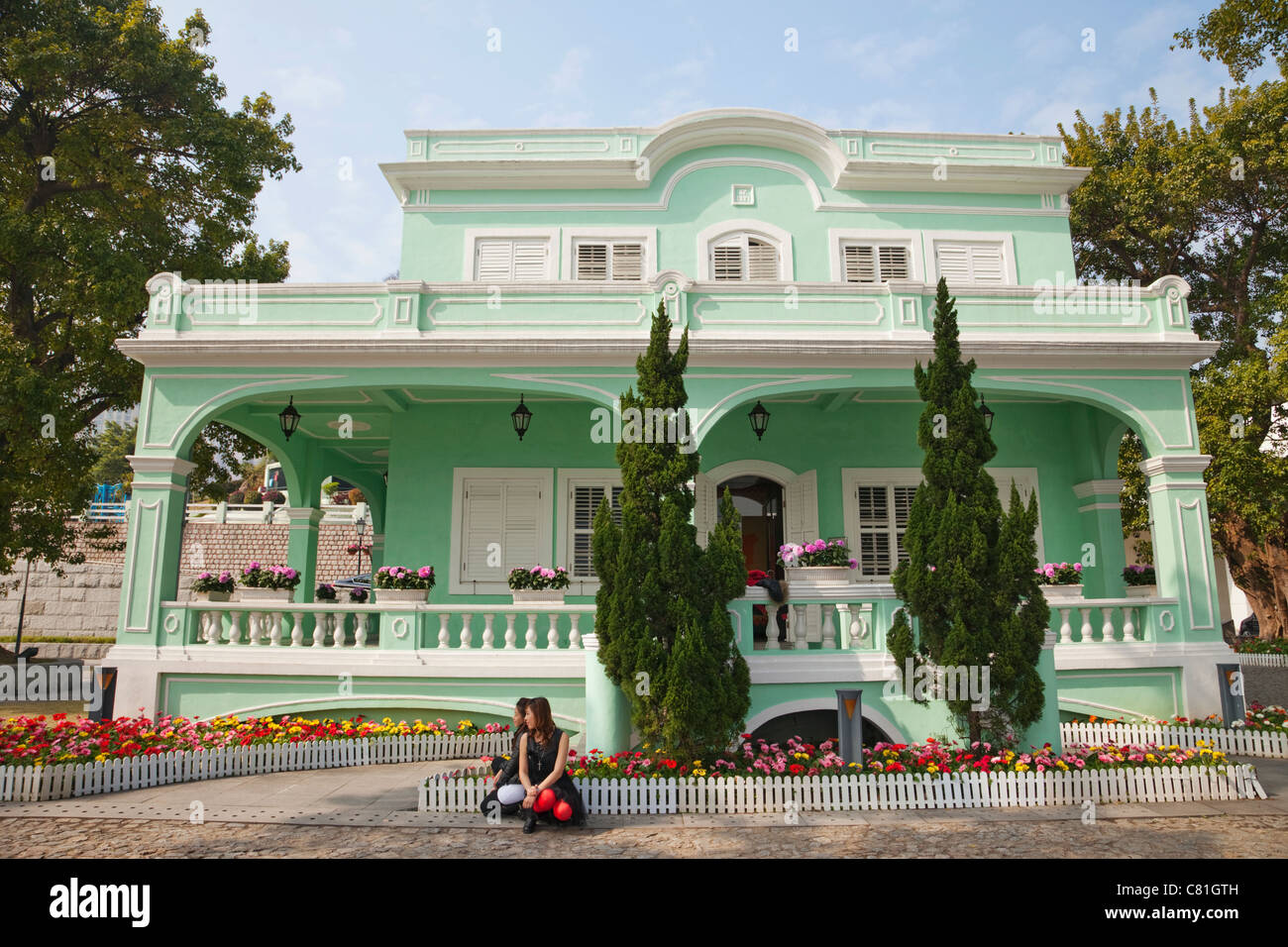 China, Macau, Taipa Village, Taipa Houses Museum Stock Photo - Alamy