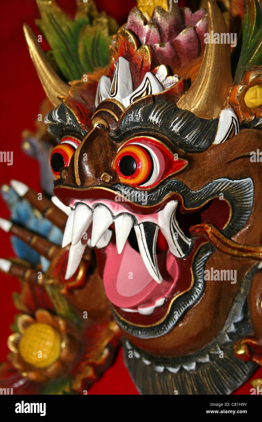 A Balinese Barong Mask Stock Photo - Alamy