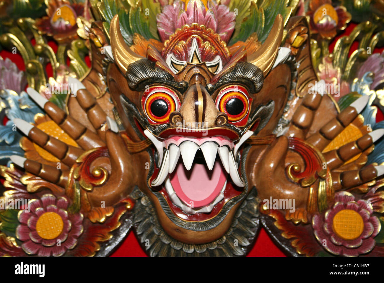 A Balinese Barong Mask Stock Photo - Alamy