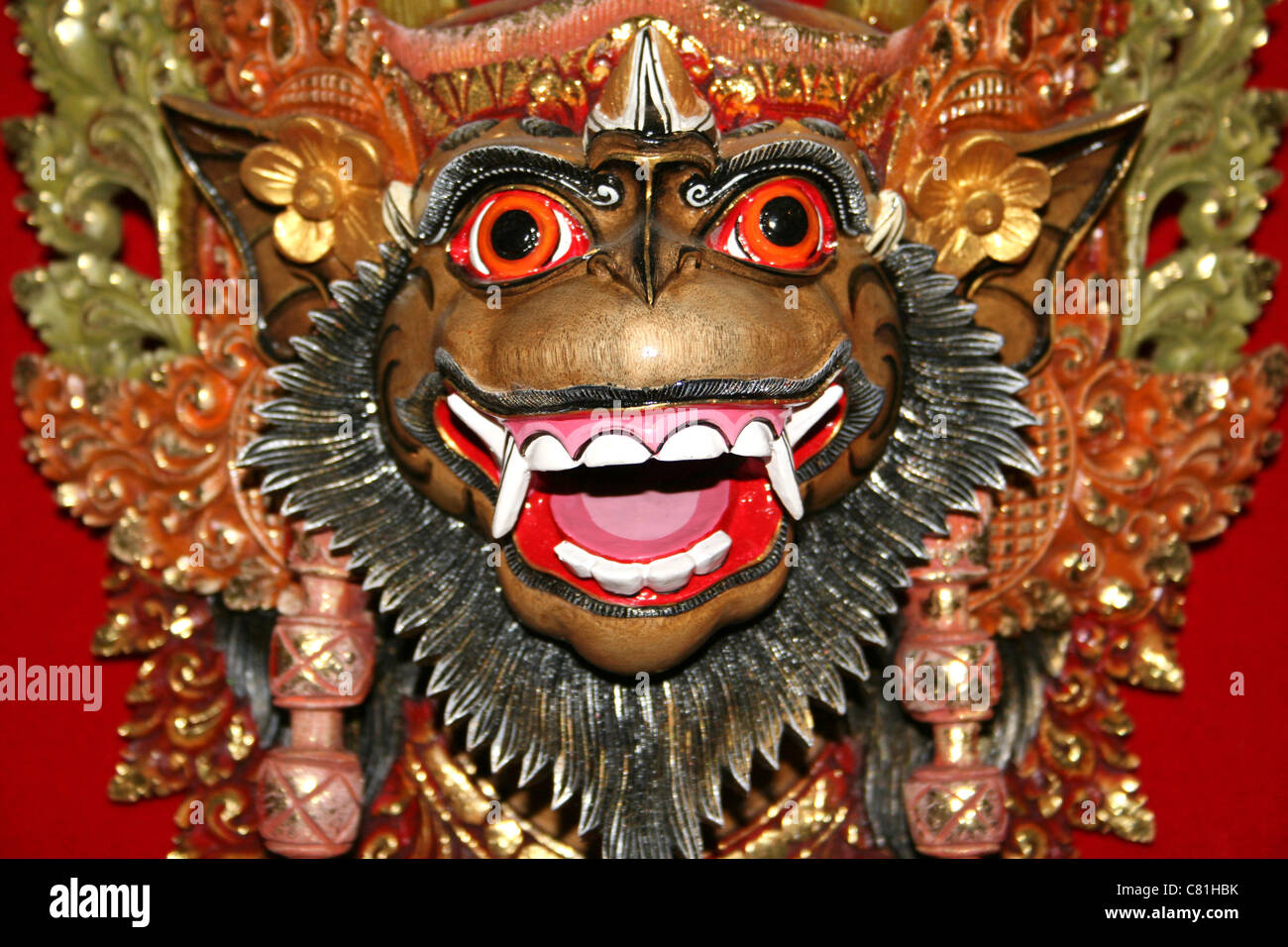 A Balinese Monkey Mask Stock Photo - Alamy