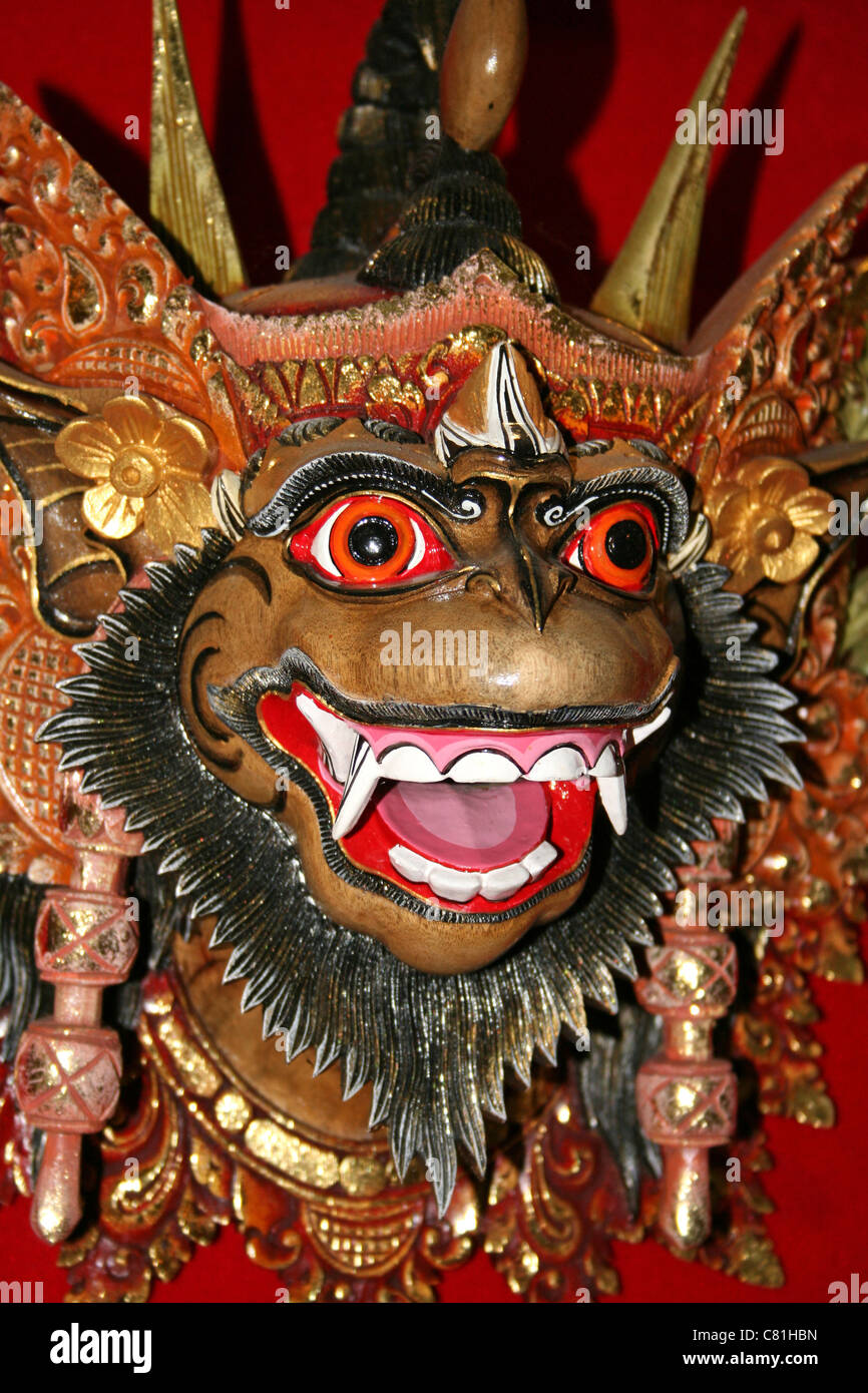 A Balinese Monkey Mask Stock Photo - Alamy