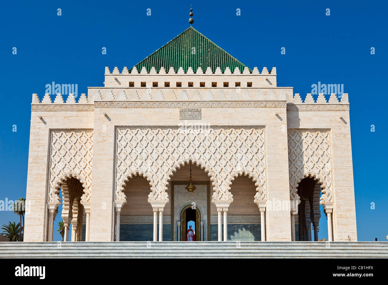 Morocco, rabat, Mausoleum of Mohammed V Stock Photo - Alamy