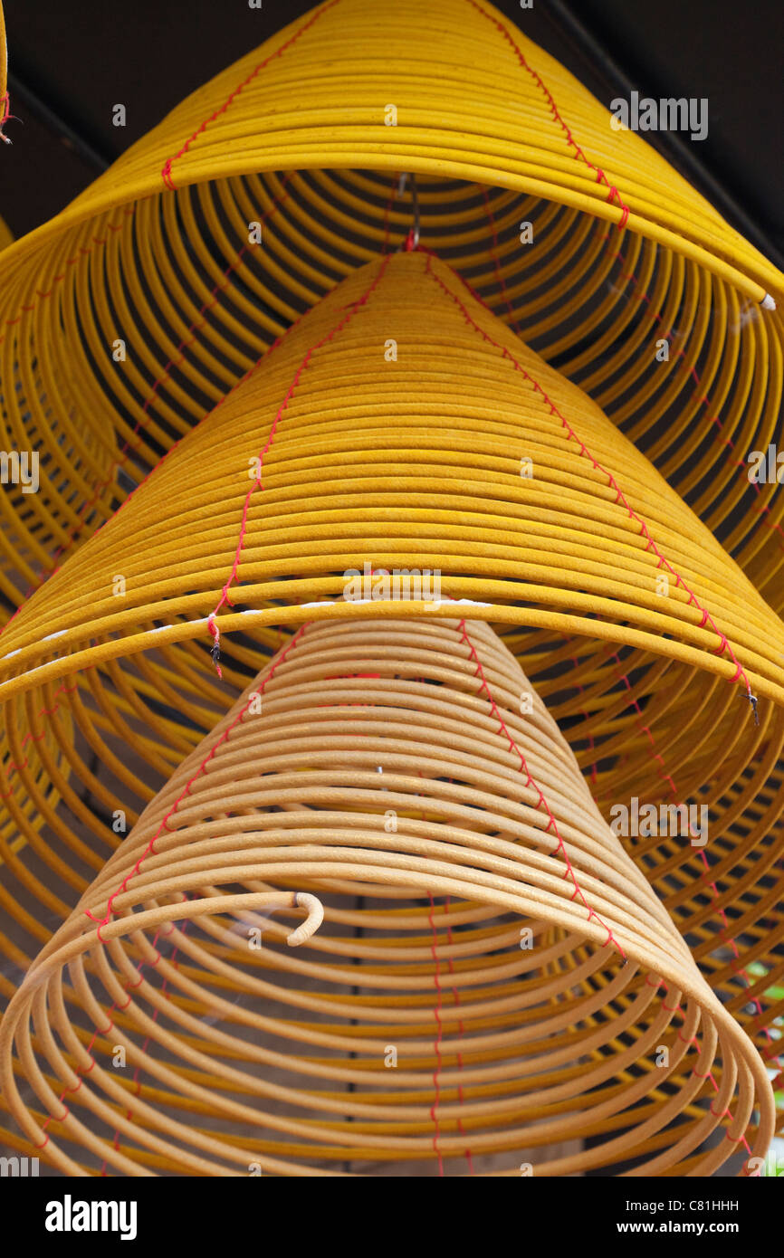 China, Macau, A-Ma Temple, Incense Coils Stock Photo - Alamy