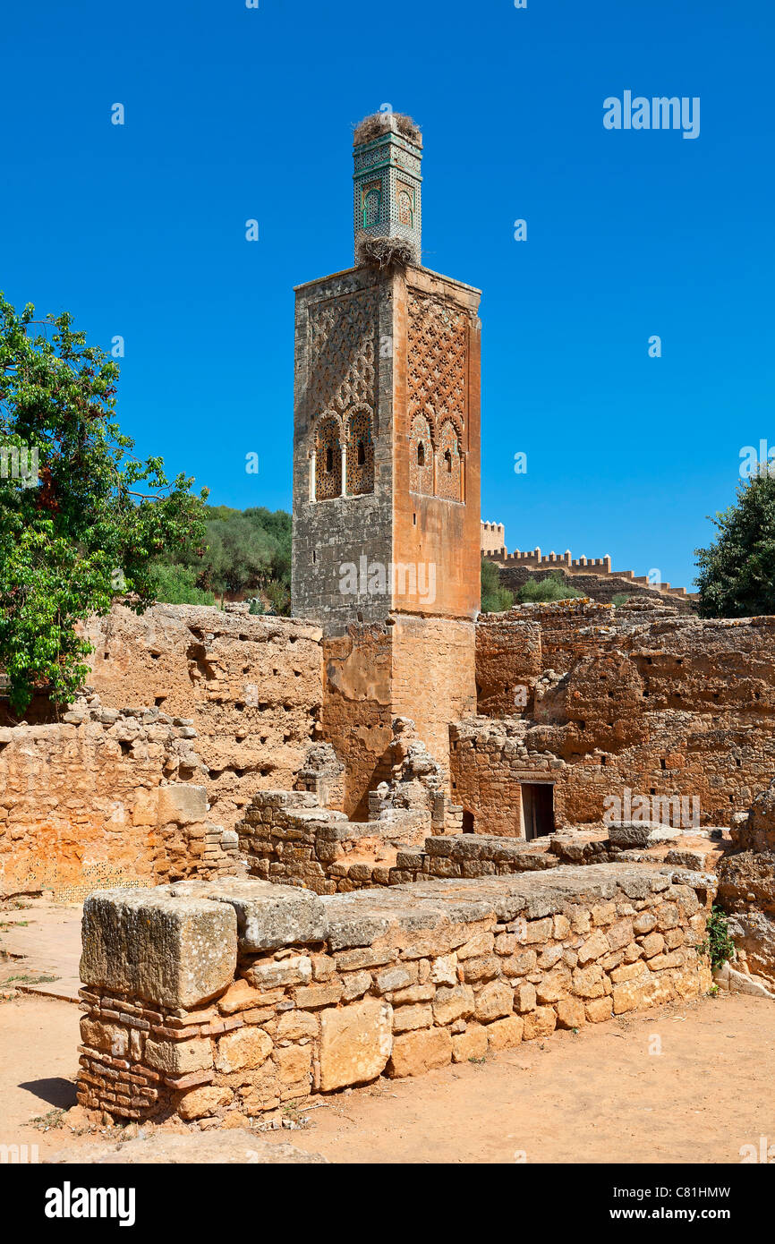 Morocco, rabat, Mosque in Chellah Necropolis Stock Photo - Alamy