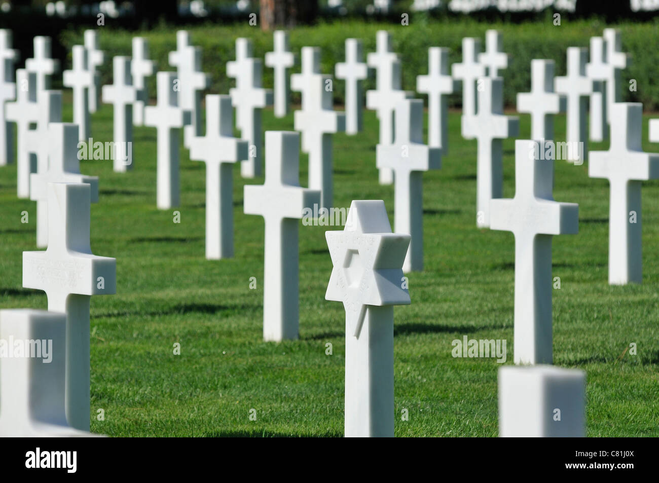 Anzio. Italy. Sicily Rome American War Cemetery & Memorial Stock Photo ...