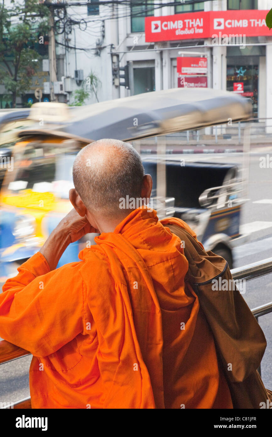 Monk back view scene hi-res stock photography and images - Alamy