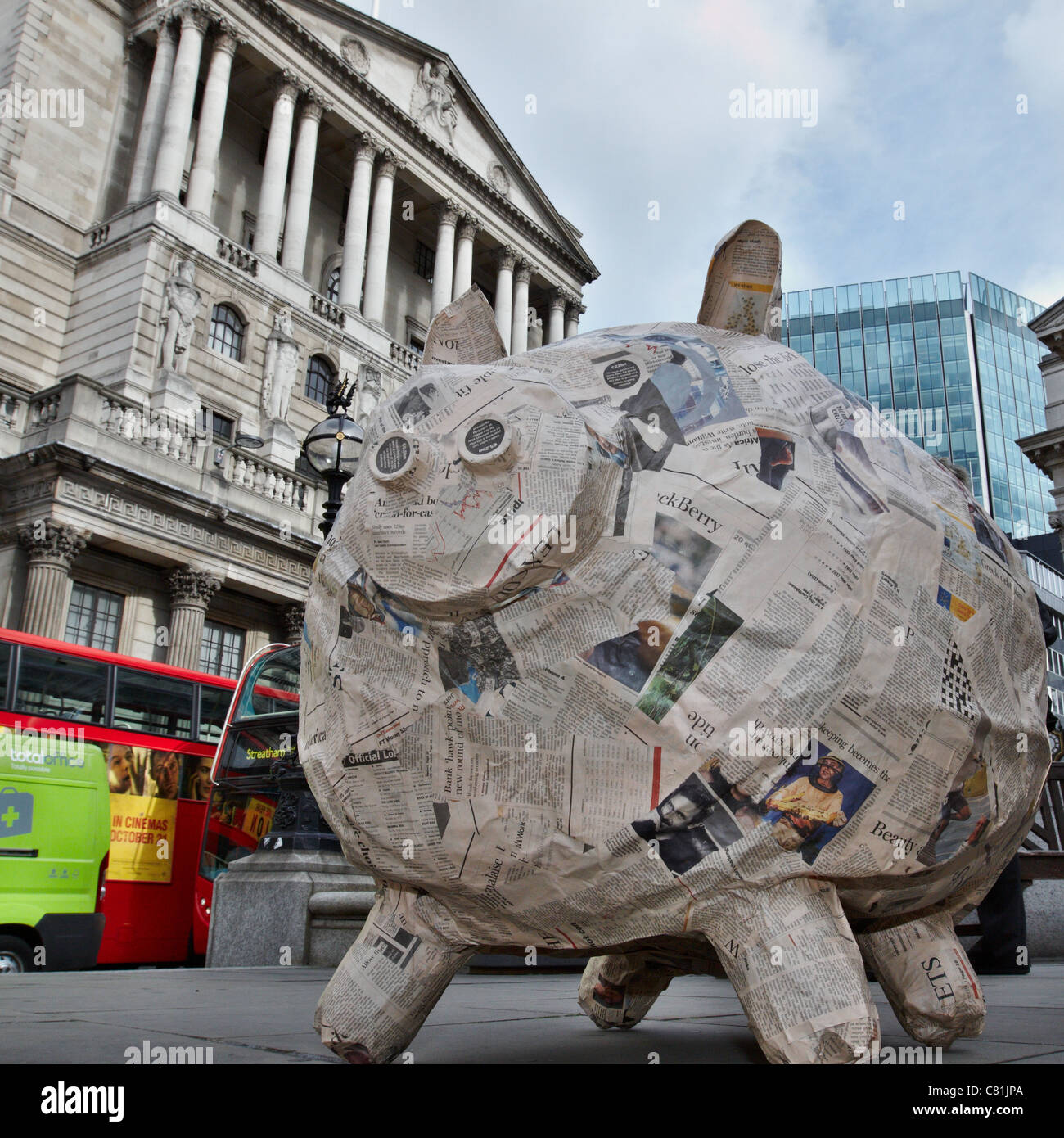 Campaigners from Save Our Savers protest outside the Bank of England ...