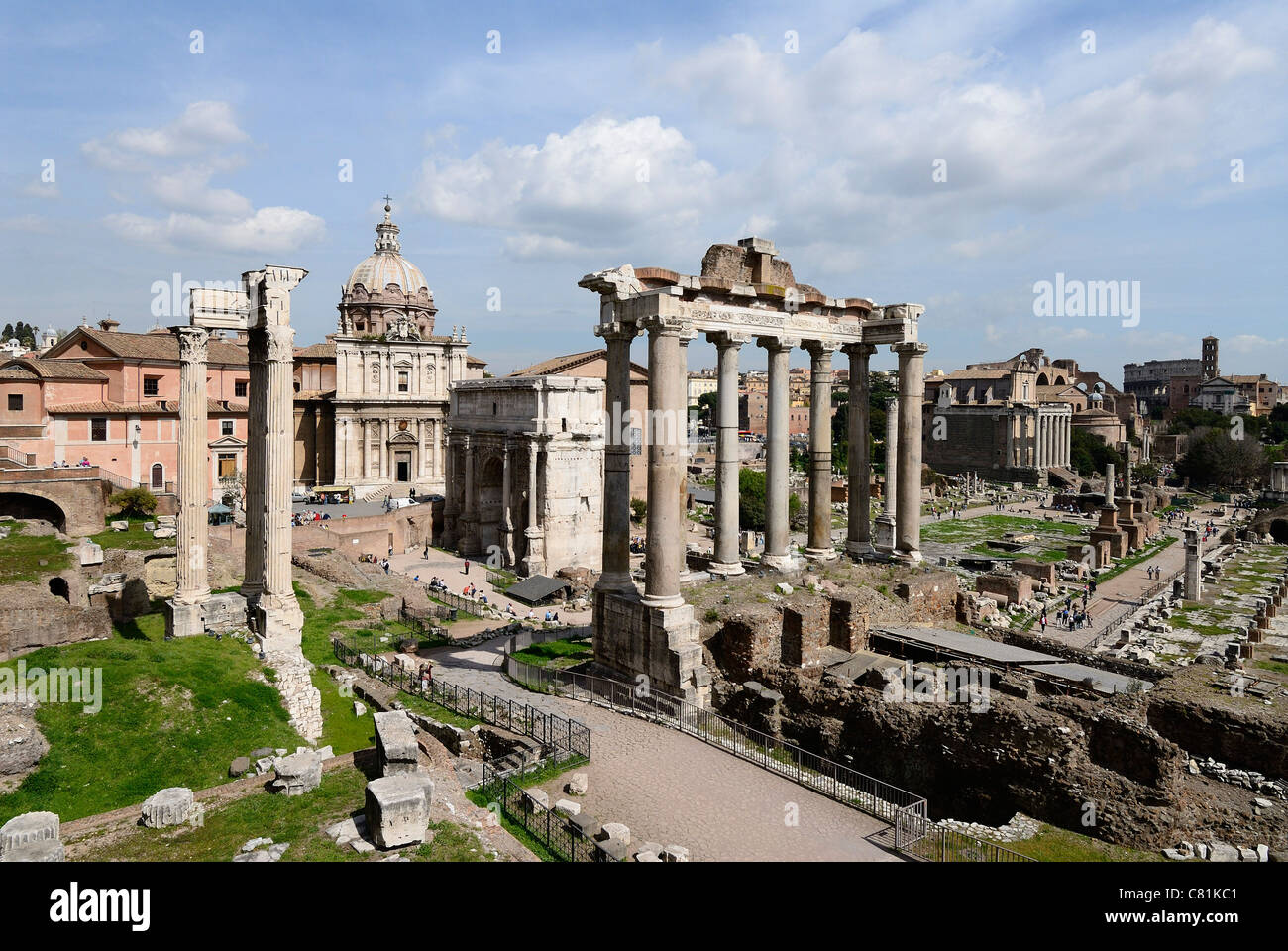 The Roman Forum Rome Italy Stock Photo - Alamy