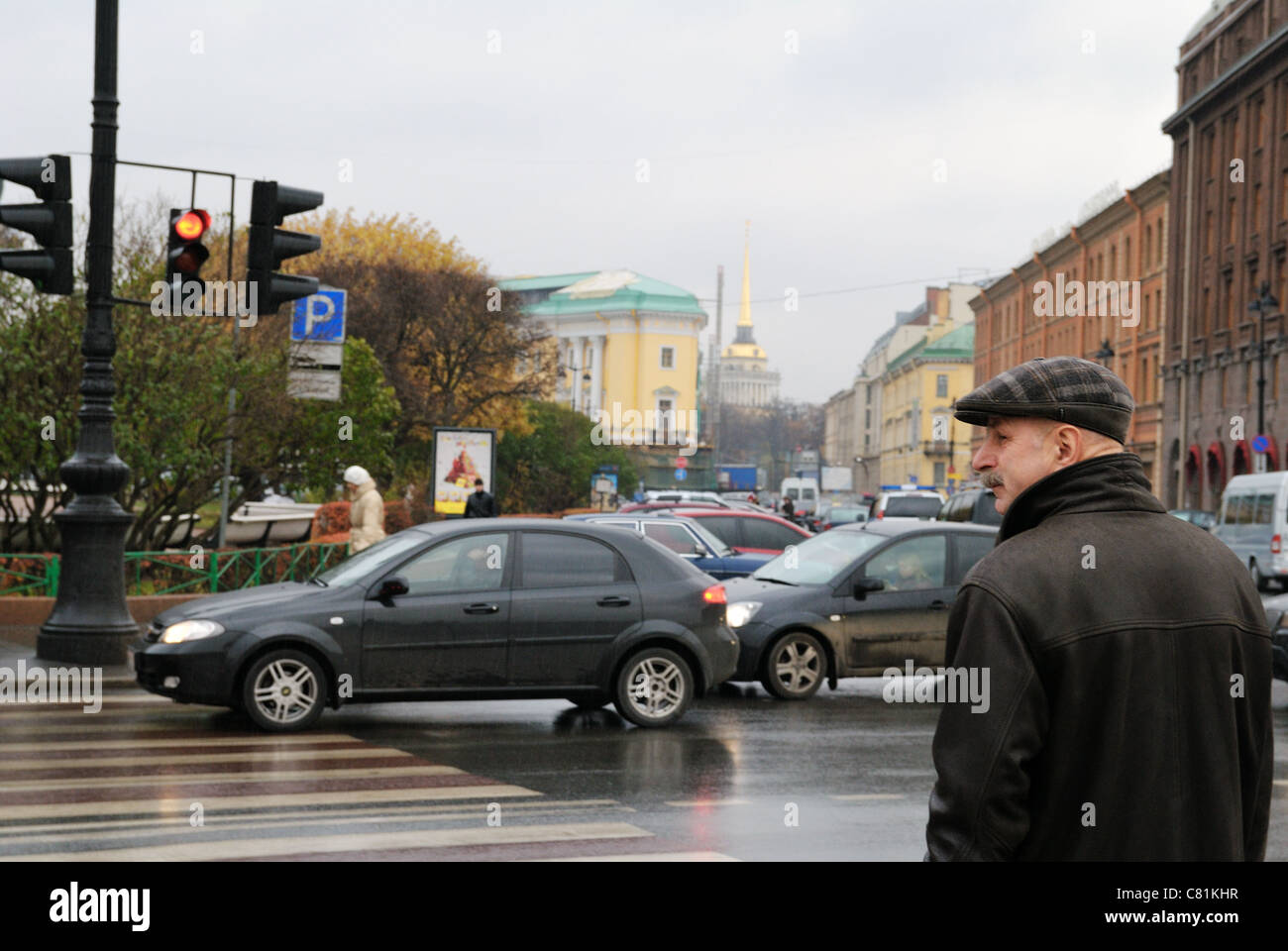 Street scene, St. Petersburg, Russia Stock Photo - Alamy