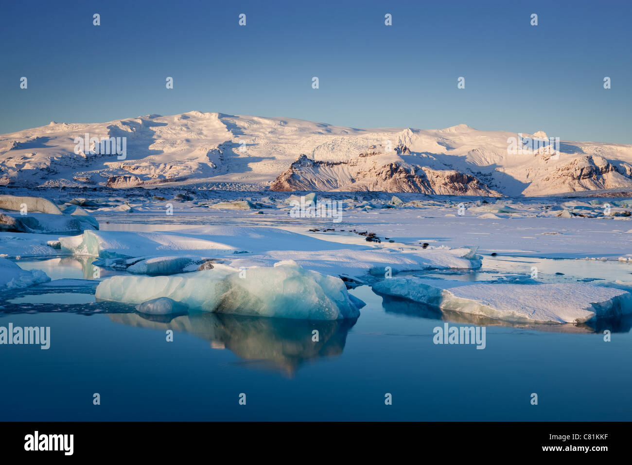 Clear Iceberg in Jokulsarlon in south Iceland Stock Photo - Alamy