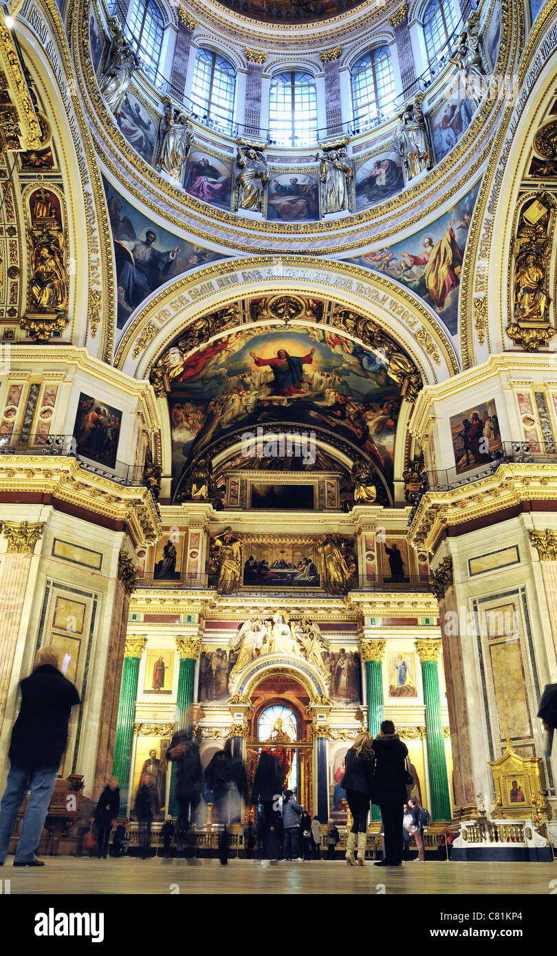 St isaac's cathedral interior hi-res stock photography and images - Alamy
