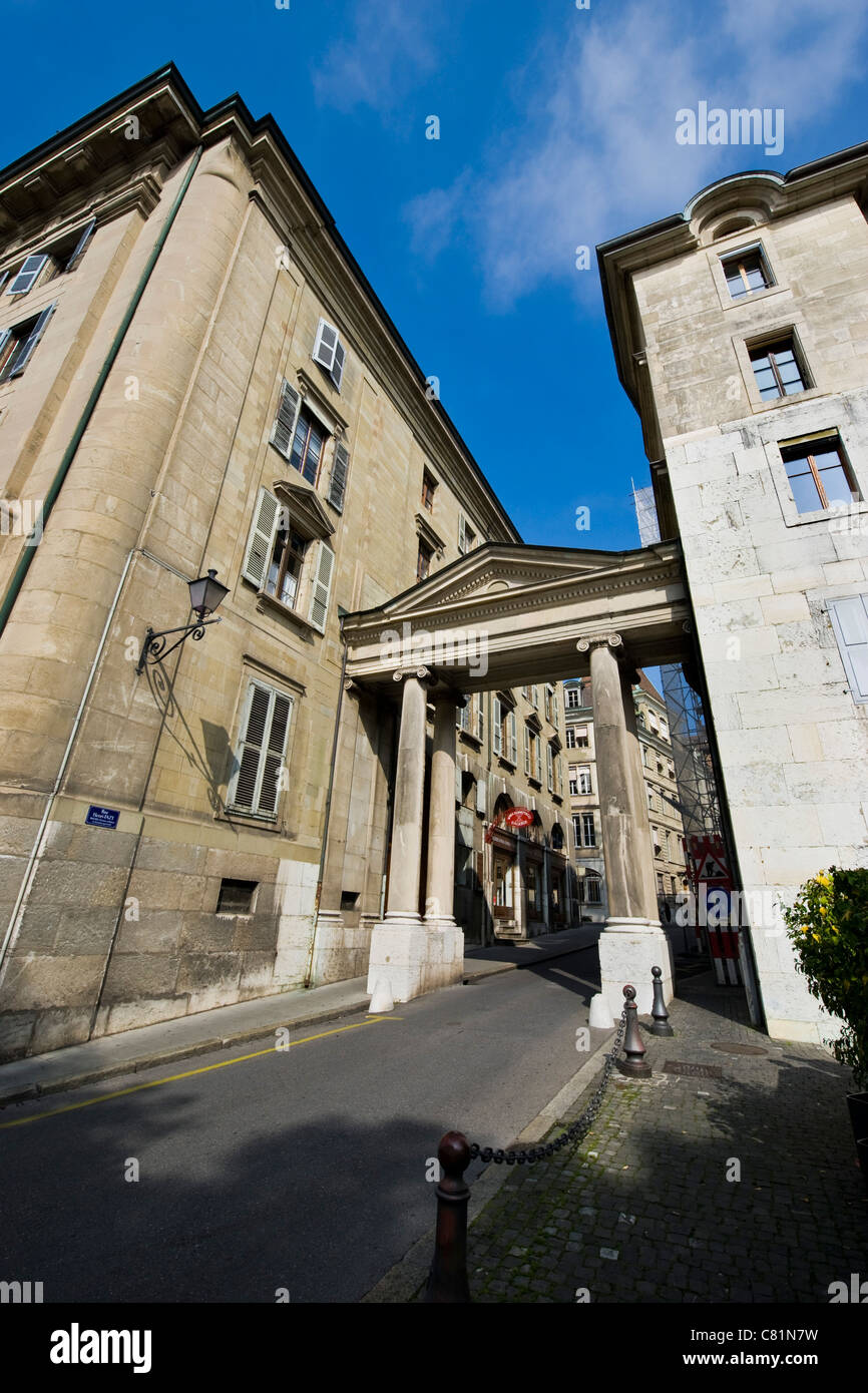 Old town, Geneva, Switzerland Stock Photo - Alamy