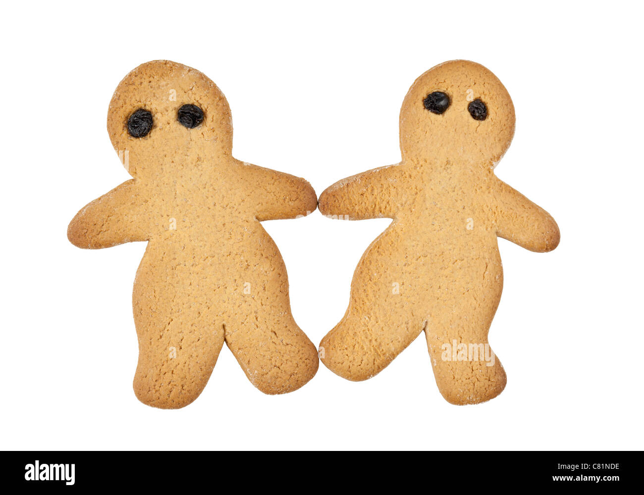 Gingerbread men cookies Stock Photo - Alamy