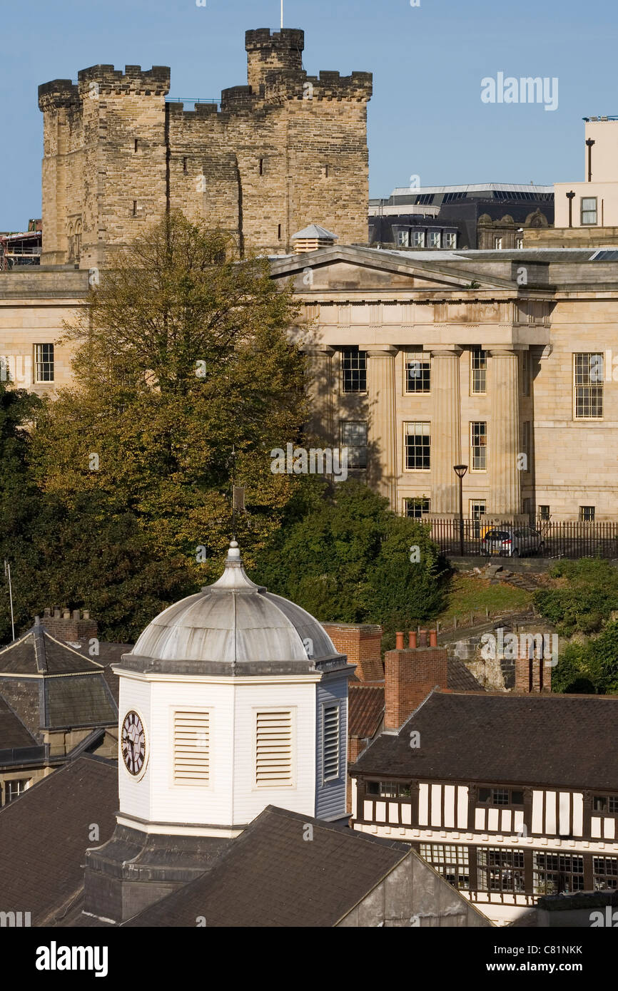 England Tyne&Wear Newcastle castle & guildhall dome Stock Photo - Alamy