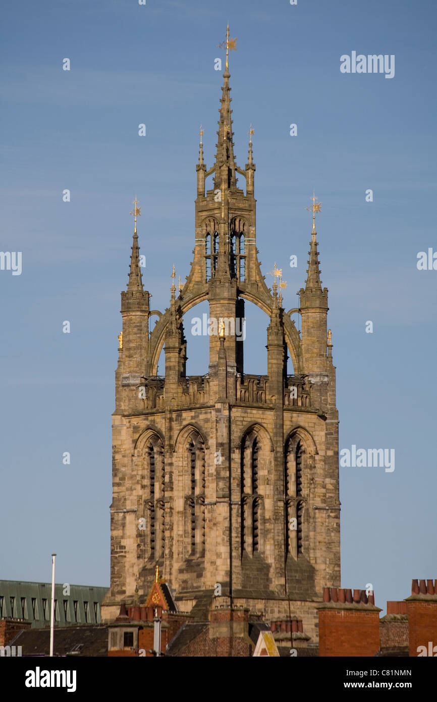 England Tyne&Wear Newcastle cathedral tower Stock Photo - Alamy