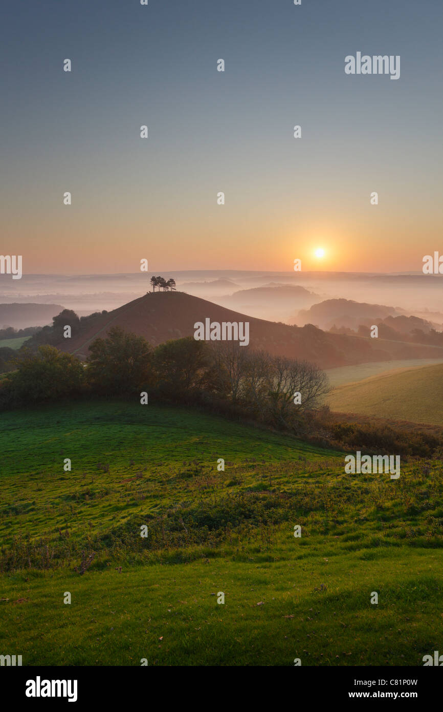 Colmer's Hill and Marshwood Vale at Sunrise. Dorset. England. UK Stock ...