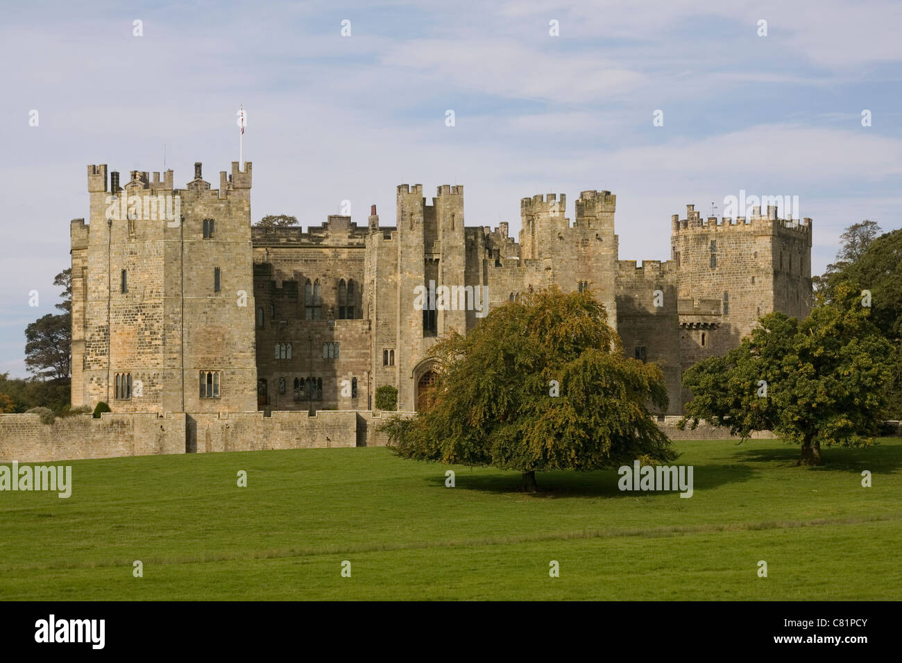 England County Durham Raby castle Stock Photo - Alamy