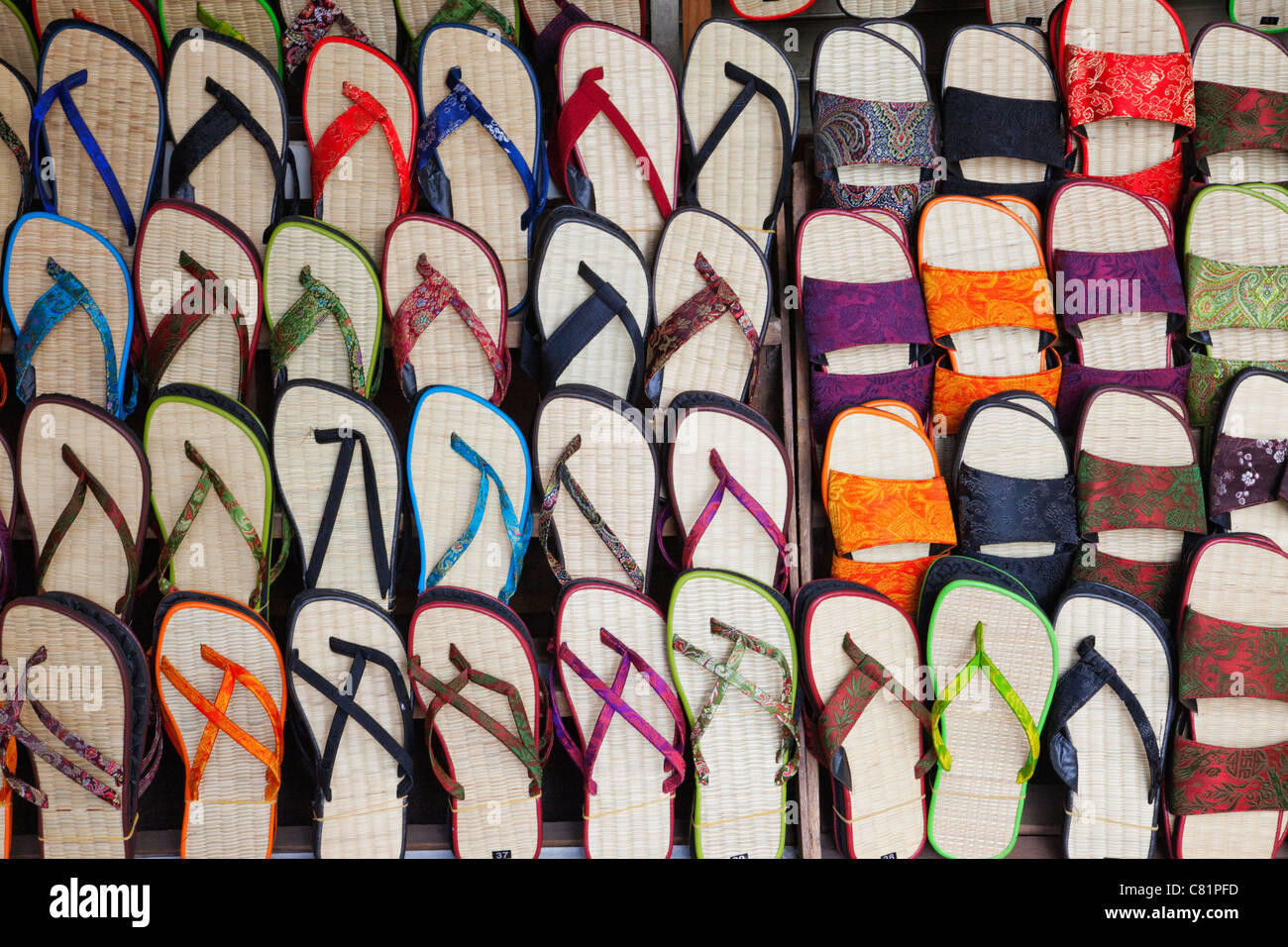 Vietnam, Hanoi, Sandal Shop Display Stock Photo - Alamy