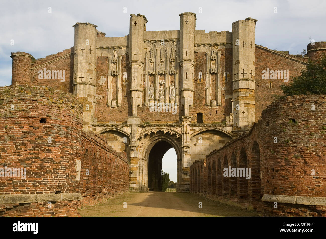 England Lincolnshire Thornton Abbey gatehouse Stock Photo - Alamy