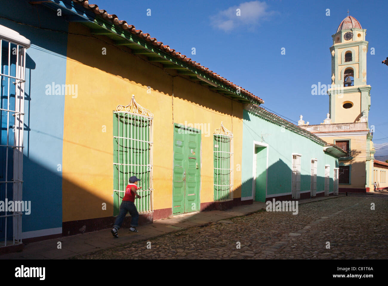 TRINIDAD: STREET SCENE CONVENT OF SAN FRANCISCO Stock Photo - Alamy