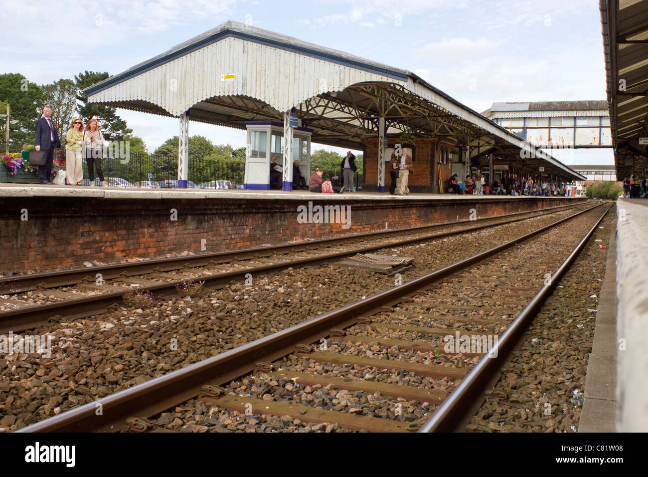 Truro railway station in Cornwall UK Stock Photo - Alamy