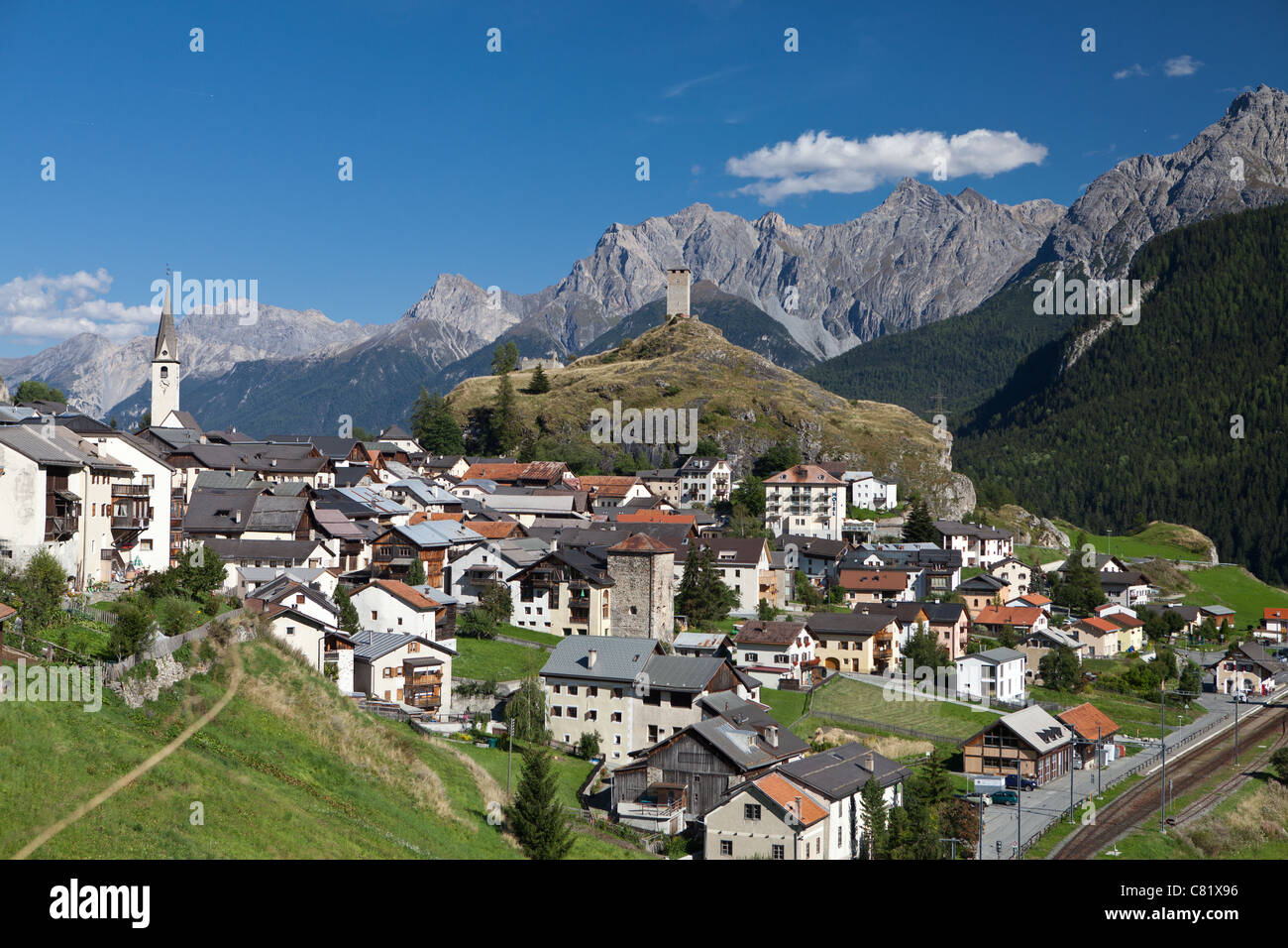 Ardez switzerland engadin Stock Photo, Royalty Free Image: 39380578 - Alamy