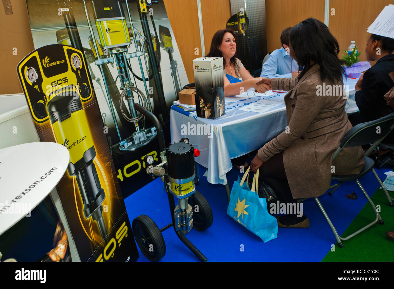Paris, France, Small Group People, Women at Paris Jobs Fair, Job ...