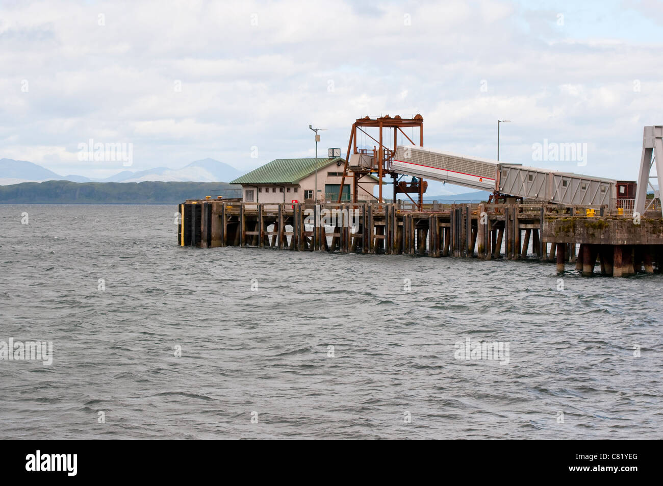 The car ferry port at Craignure on the Isle of Mull Stock Photo - Alamy