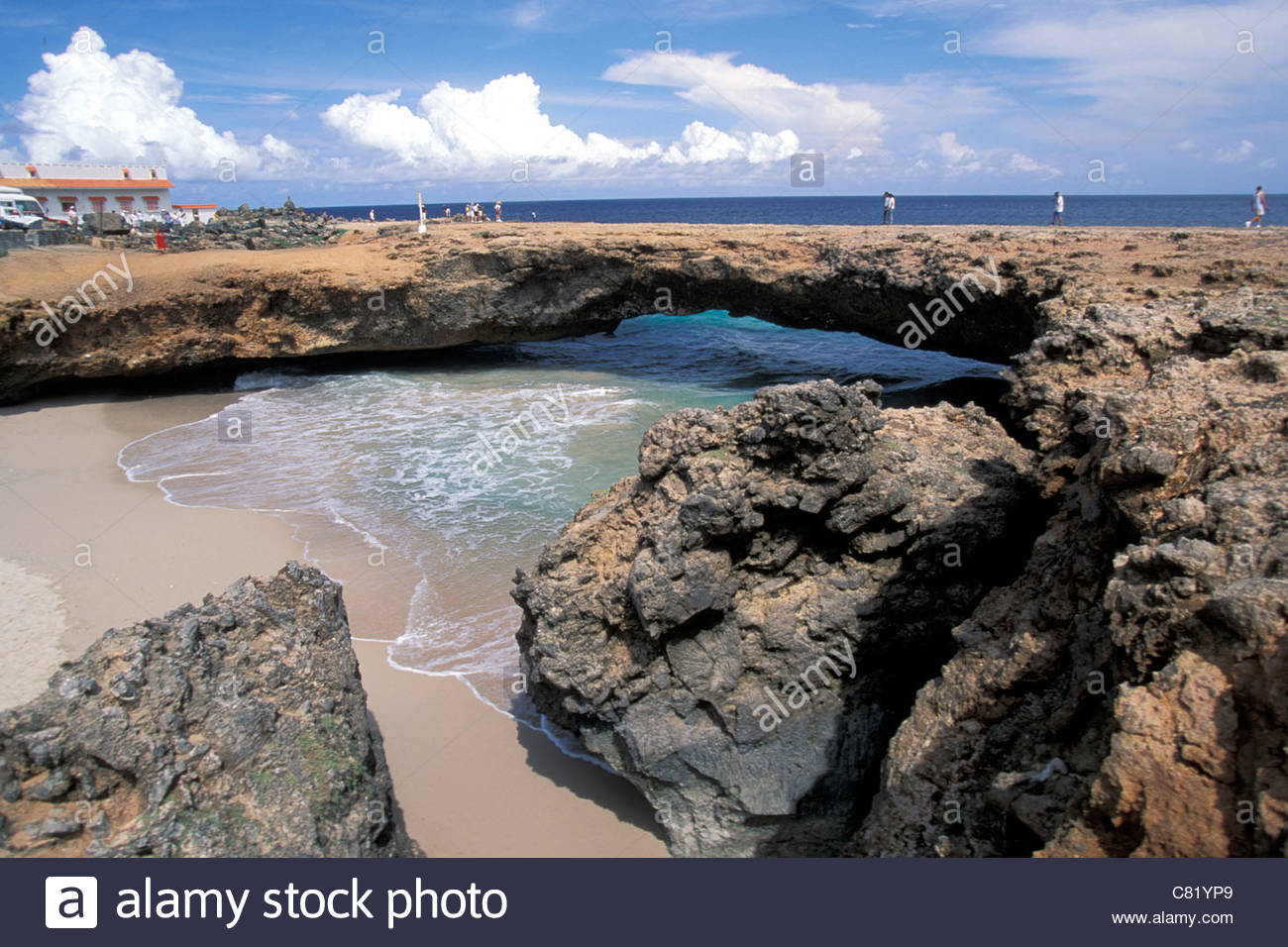 Aruba Natural Bridge Stock Photos & Aruba Natural Bridge Stock Images ...
