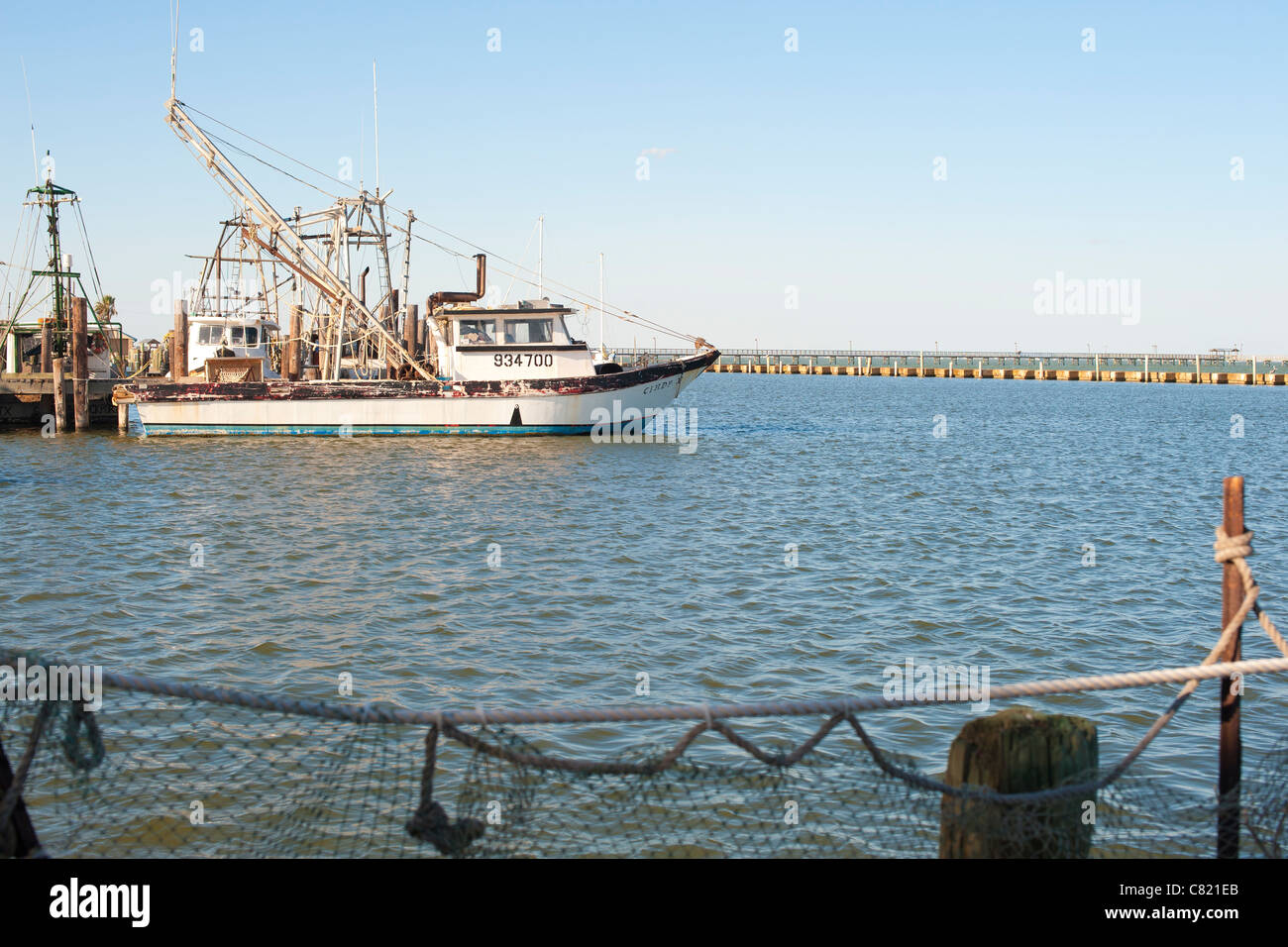 Marina shipyard Texas Gulf Coast Stock Photo - Alamy