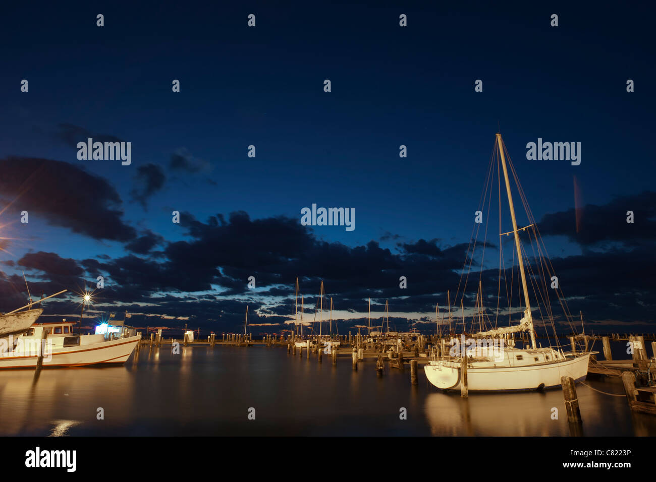 Marina shipyard Texas Gulf Coast Stock Photo - Alamy