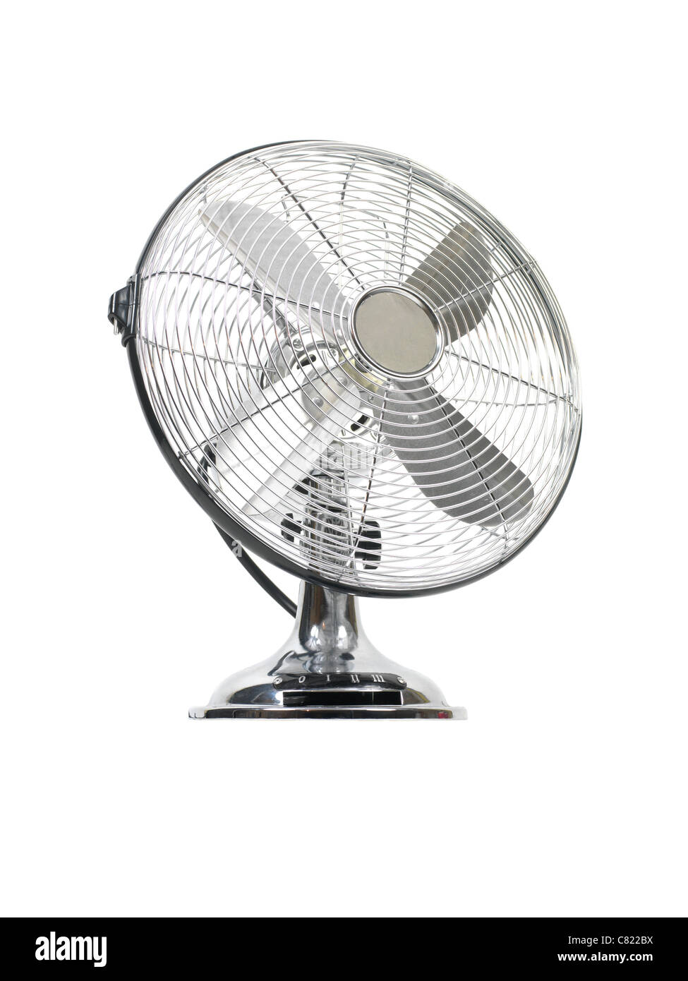 An electric fan isolated on white Stock Photo - Alamy