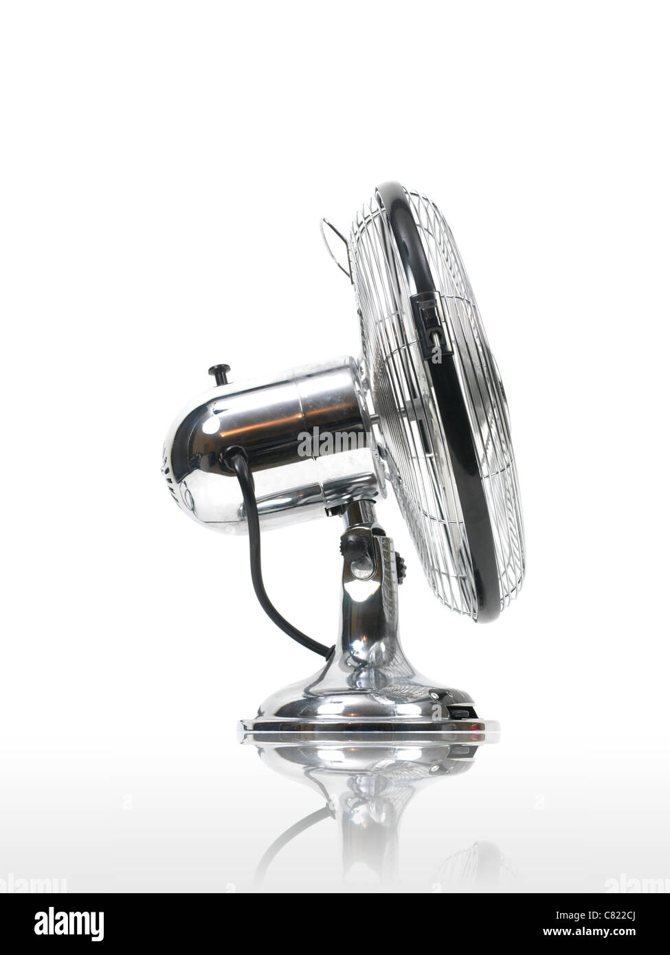 An electric fan isolated on white Stock Photo - Alamy