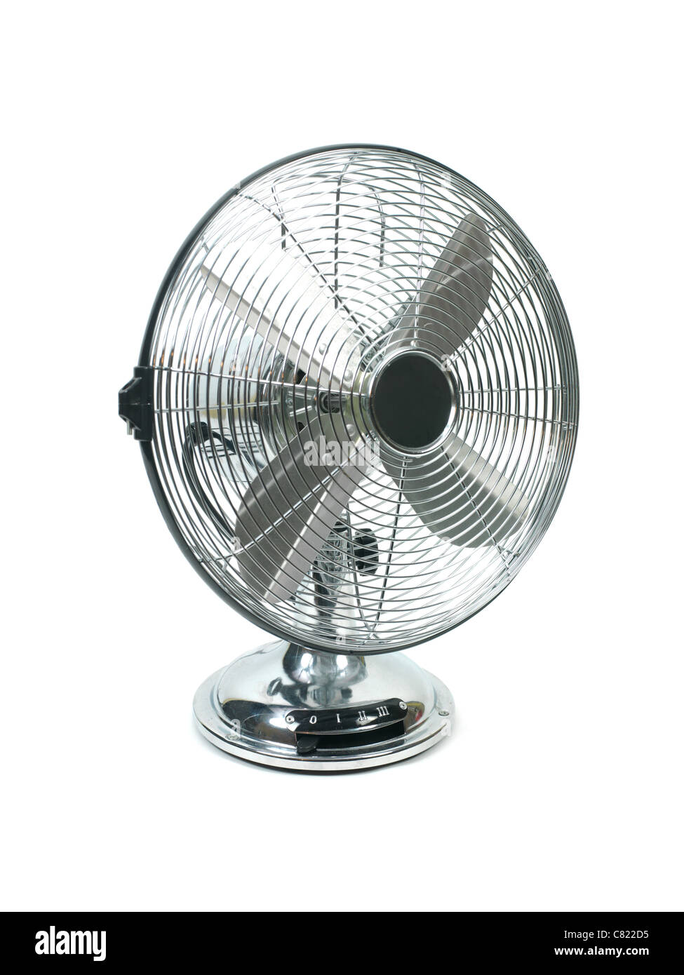 An electric fan isolated on white Stock Photo - Alamy